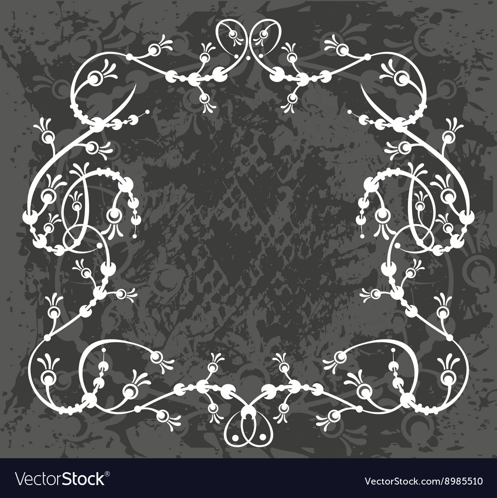 Decorative frame with pattern Royalty Free Vector Image