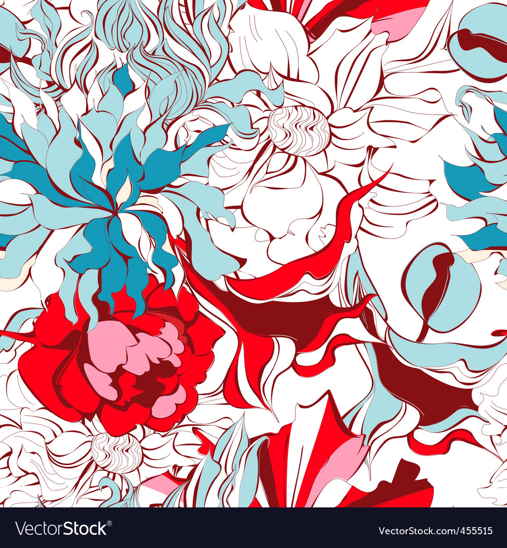 Spring seamless background Royalty Free Vector Image