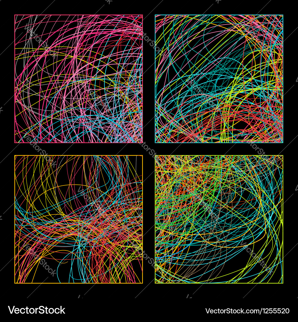 Colorful lines background for your design Vector Image