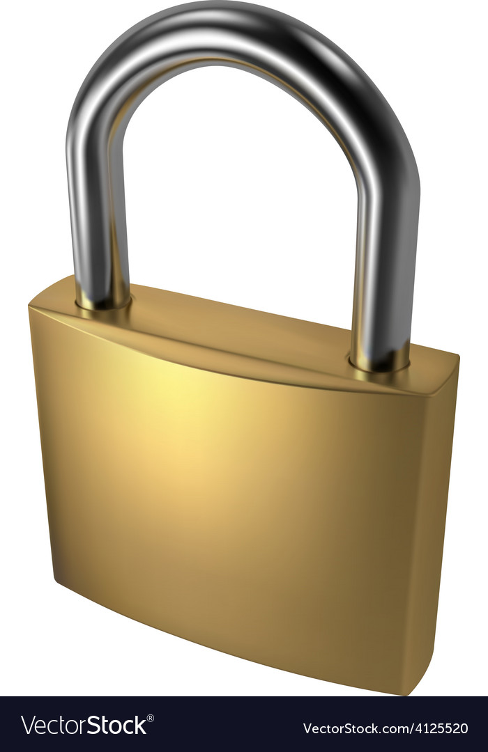 Padlock Royalty Free Vector Image - VectorStock