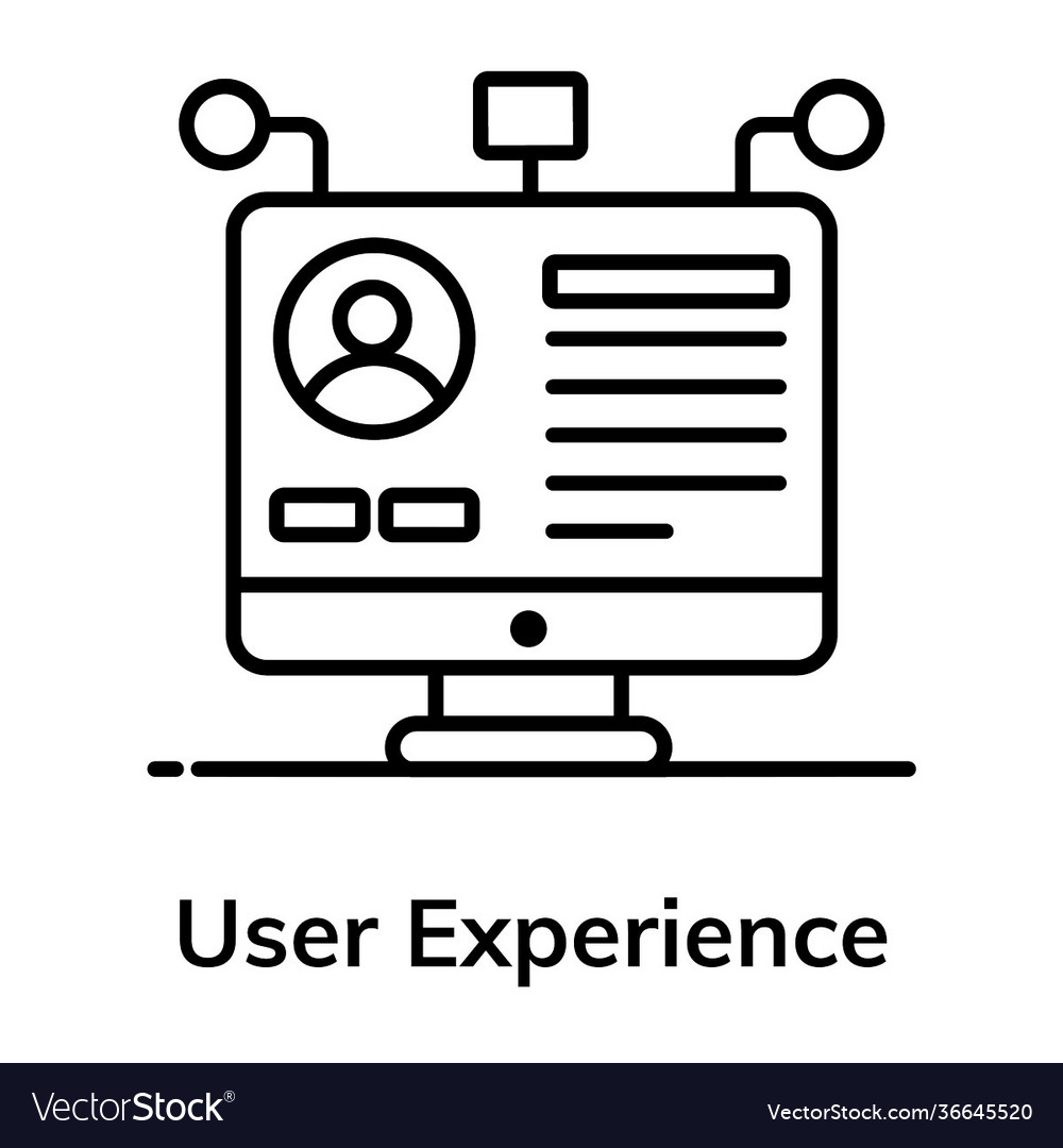 User experience Royalty Free Vector Image - VectorStock
