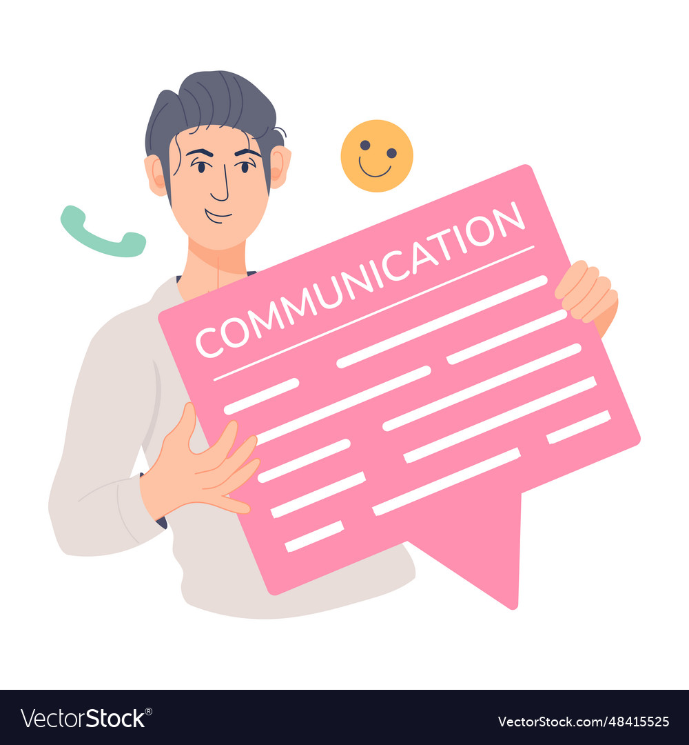Communication Royalty Free Vector Image Vectorstock