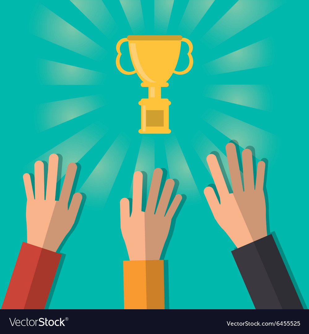 Competitive icon design Royalty Free Vector Image