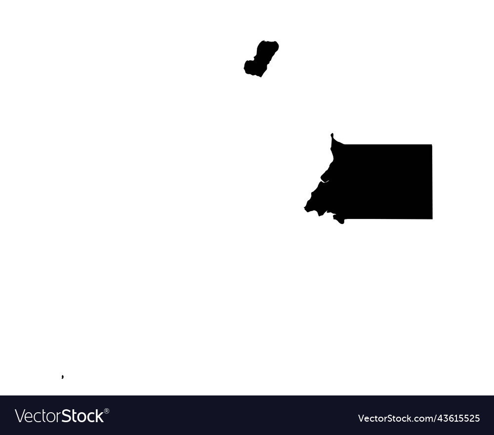 Equatorial Guinea Map Royalty Free Vector Image