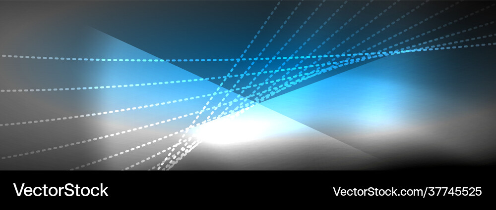 Neon shiny color background with light glowing Vector Image