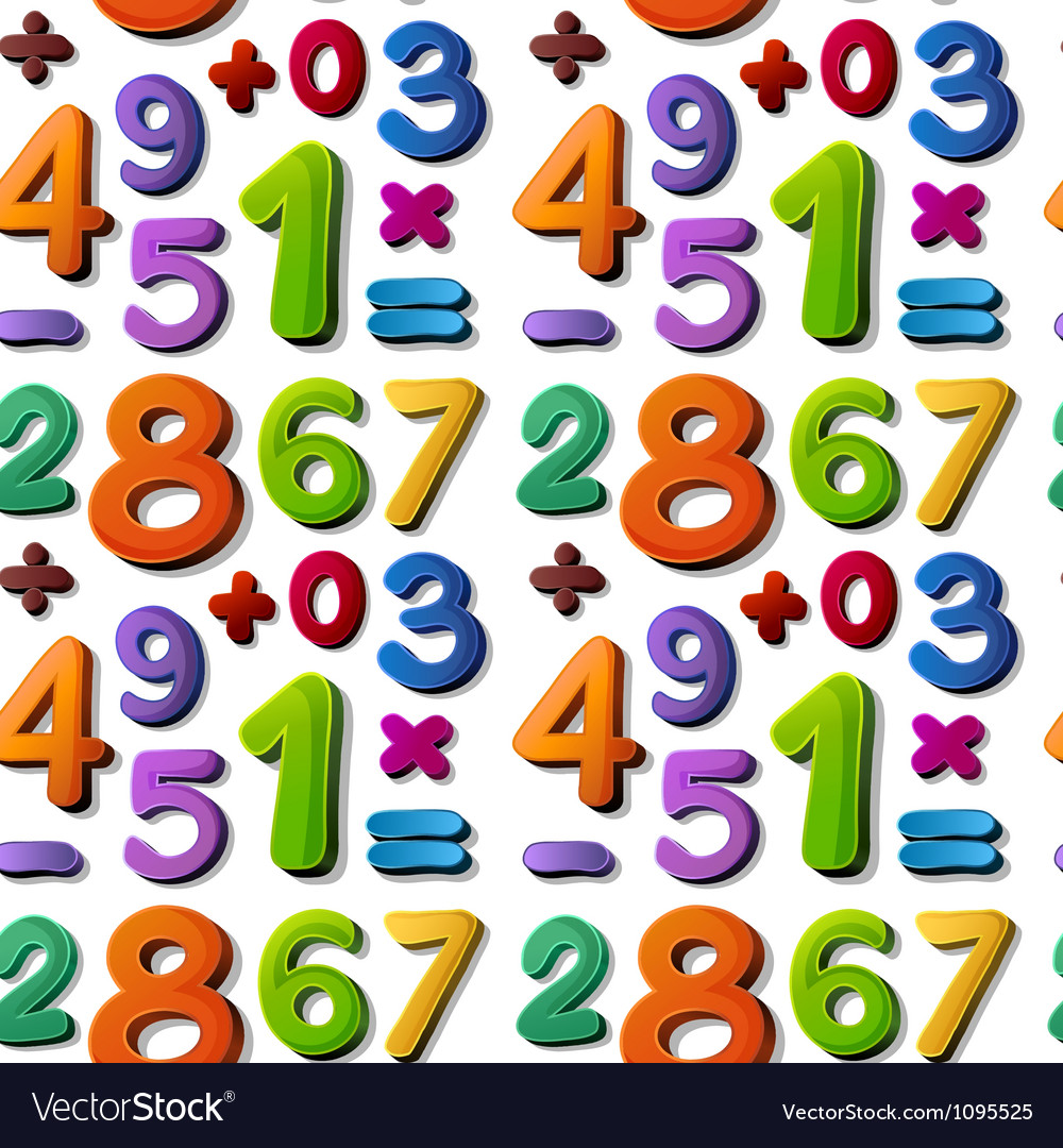 Numbers Royalty Free Vector Image - VectorStock