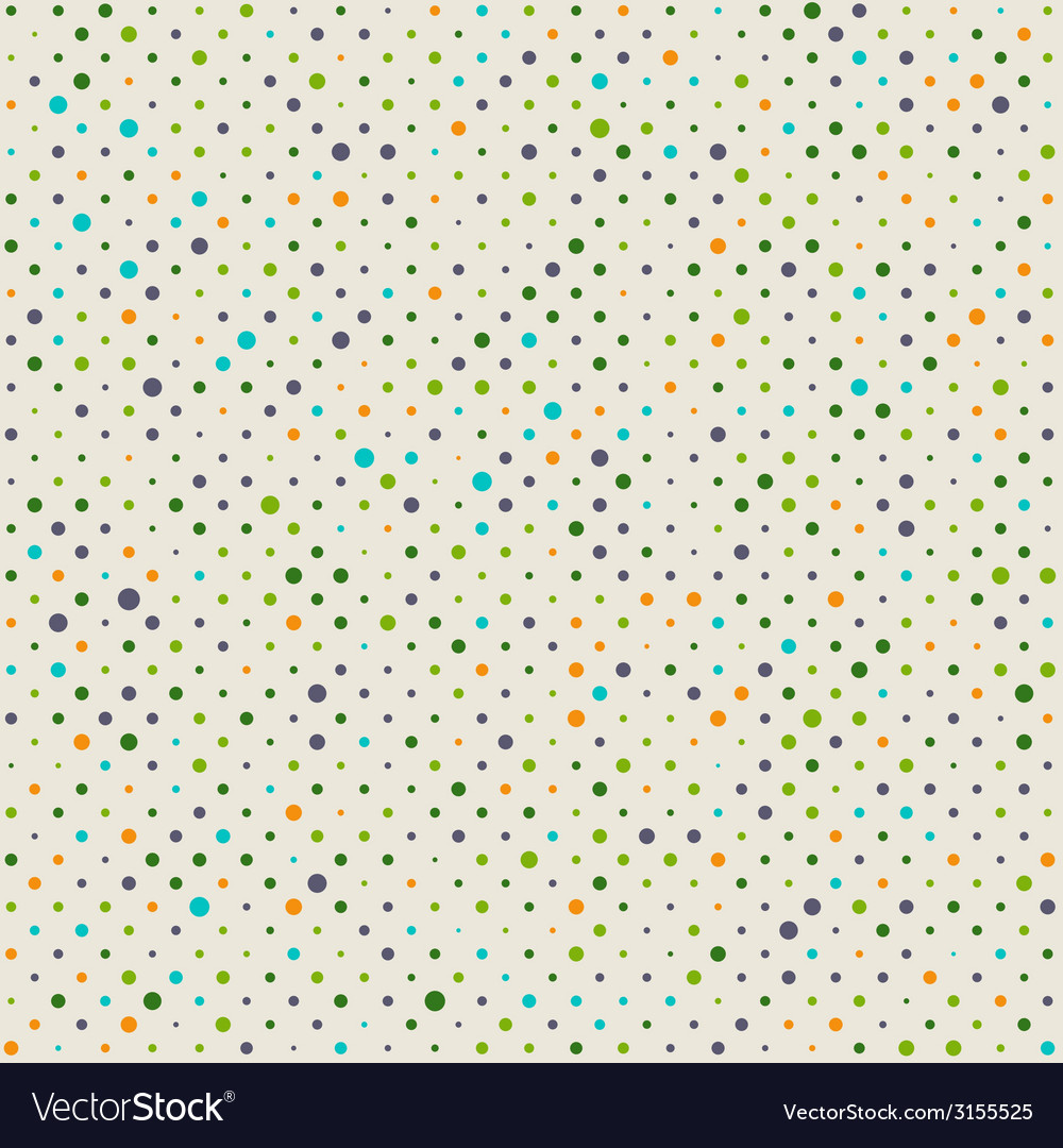 Seamless dotted pattern background Royalty Free Vector Image