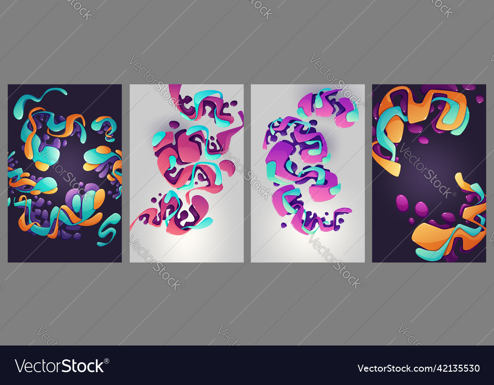 Abstract art backgrounds modular painting arts Vector Image