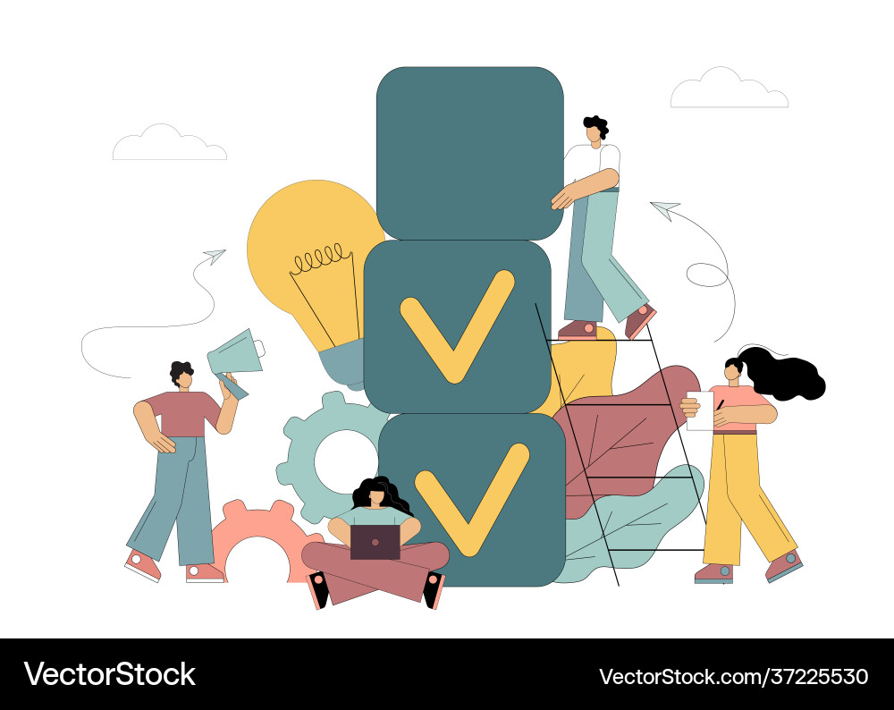 Business Meeting & Planning Royalty Free Vector Image