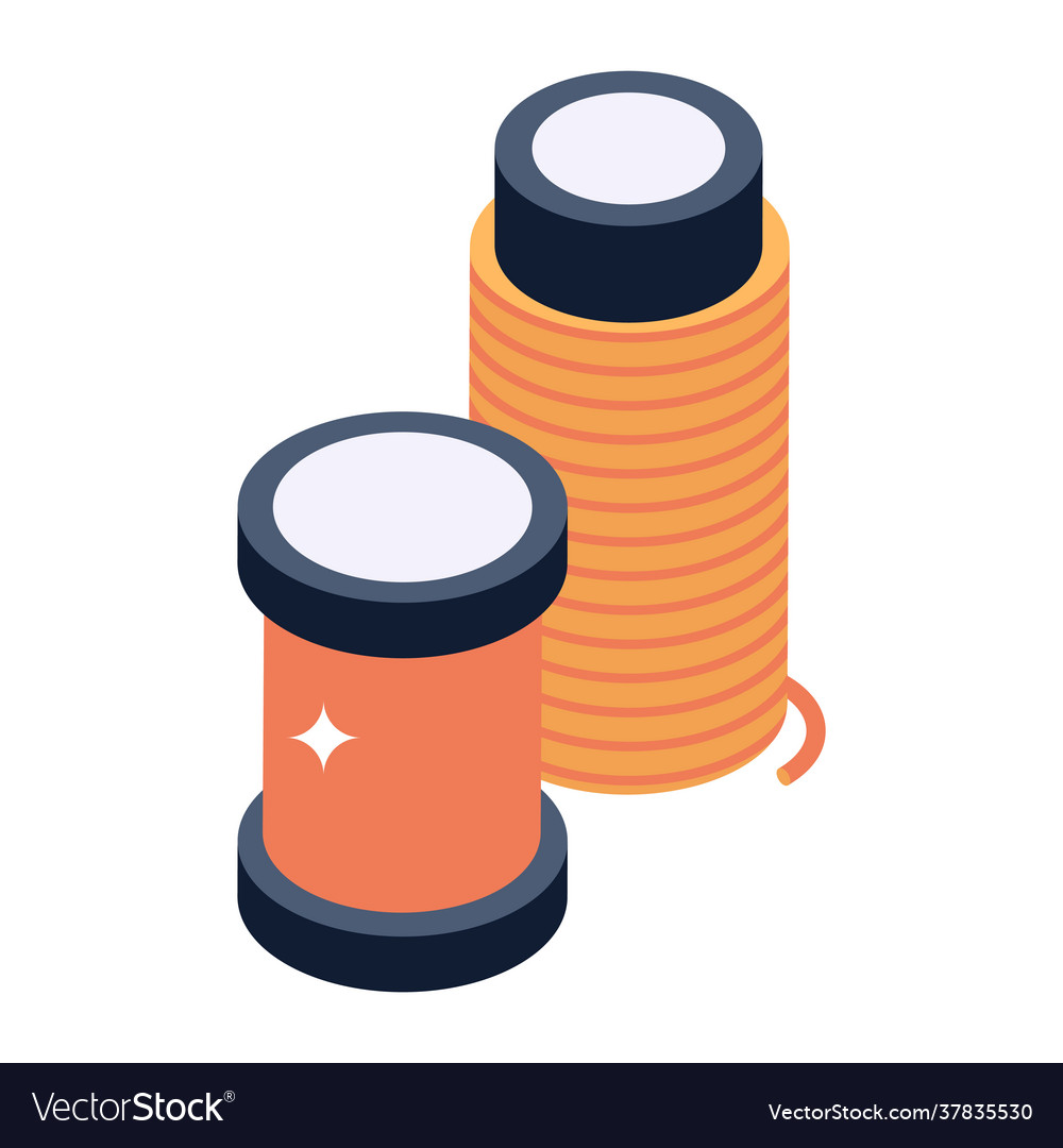 Cable spools Royalty Free Vector Image - VectorStock