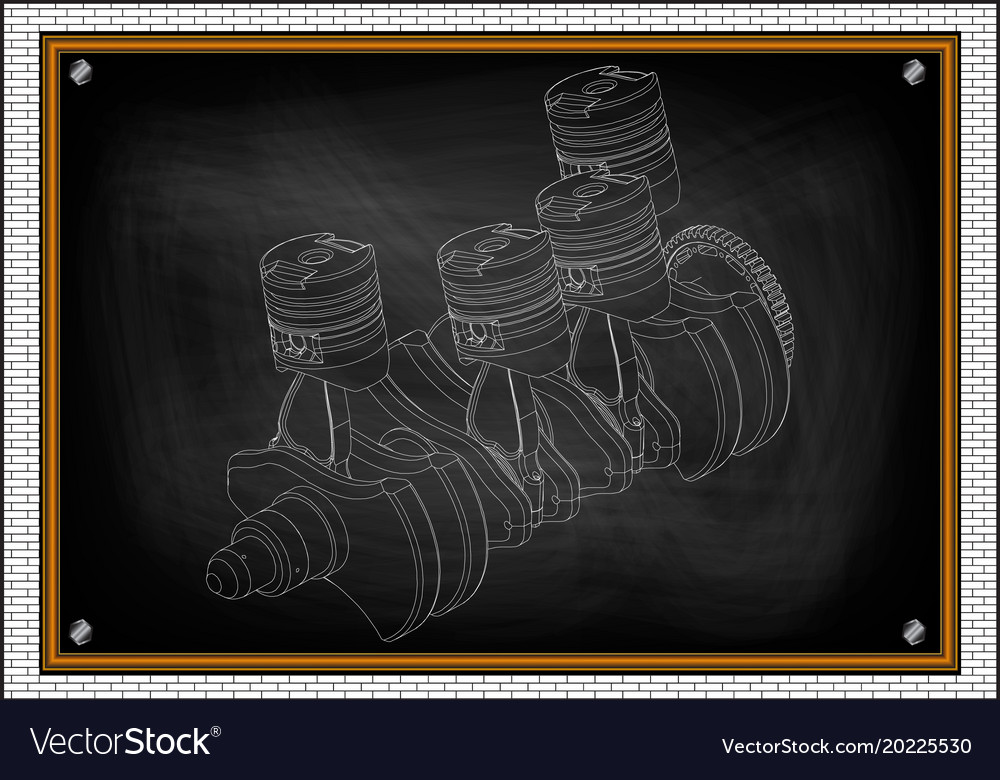 Car engine Royalty Free Vector Image - VectorStock