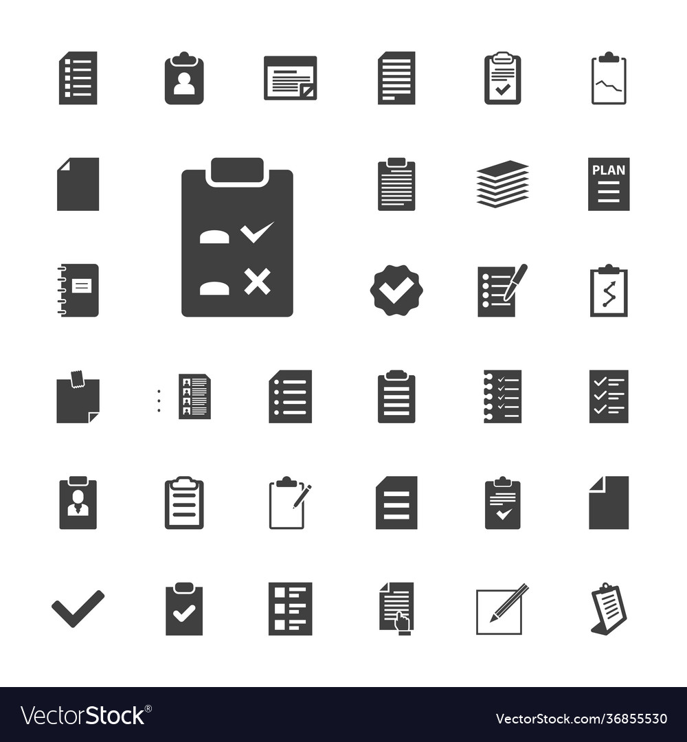 List icons Royalty Free Vector Image - VectorStock
