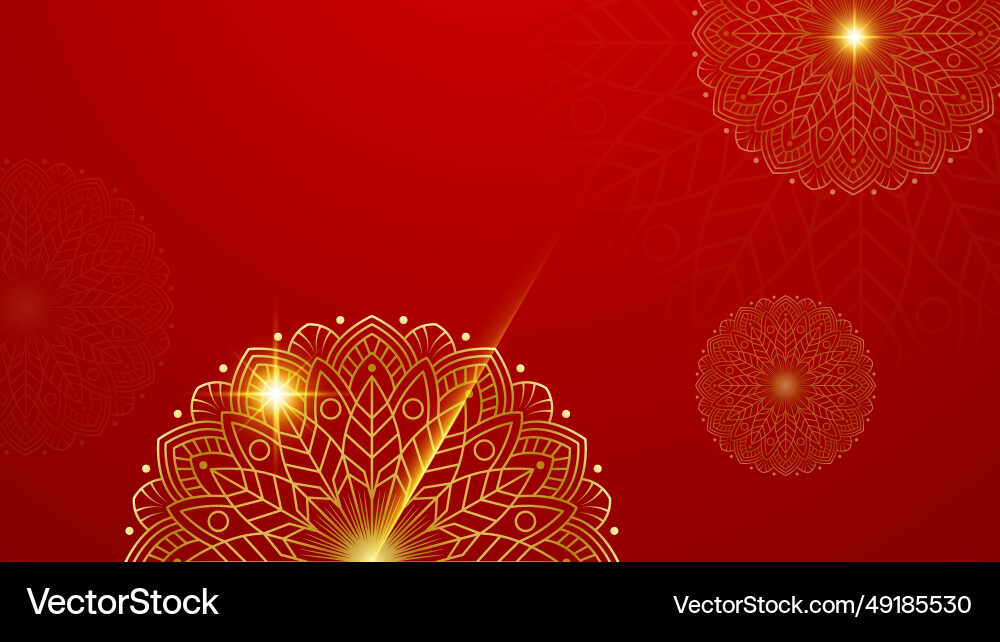 Luxus abstrakt rot und gold Hintergrund Lizenzfreier Vektor