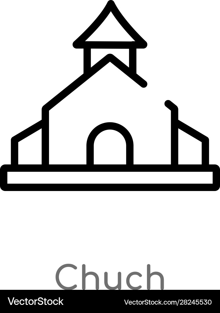 Outline chute icon isolated black simple line Vector Image