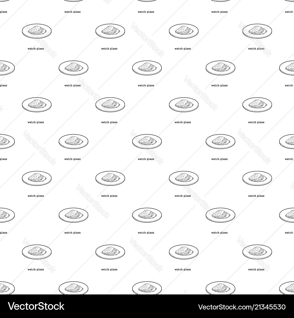 Watch glass icon outline Royalty Free Vector Image