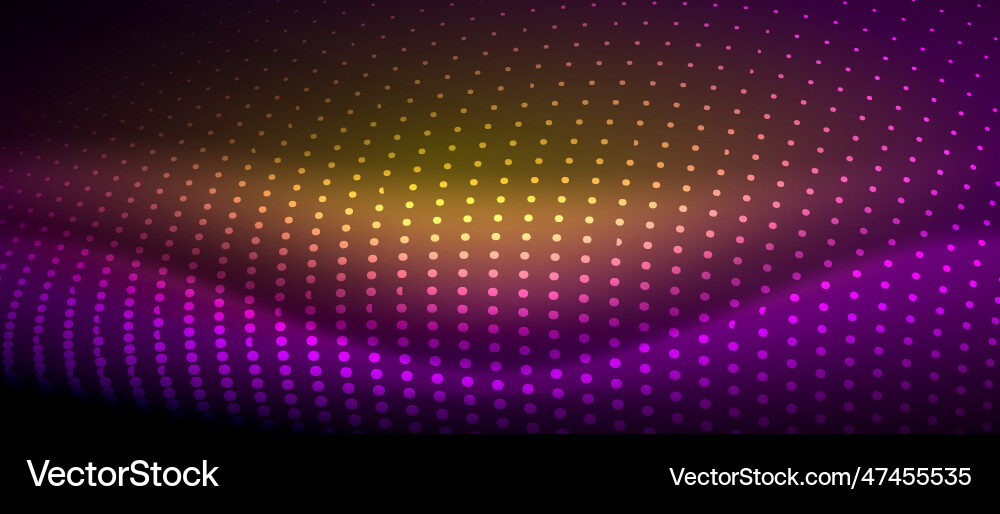 A sleek and stylish design featuring smooth neon Vector Image