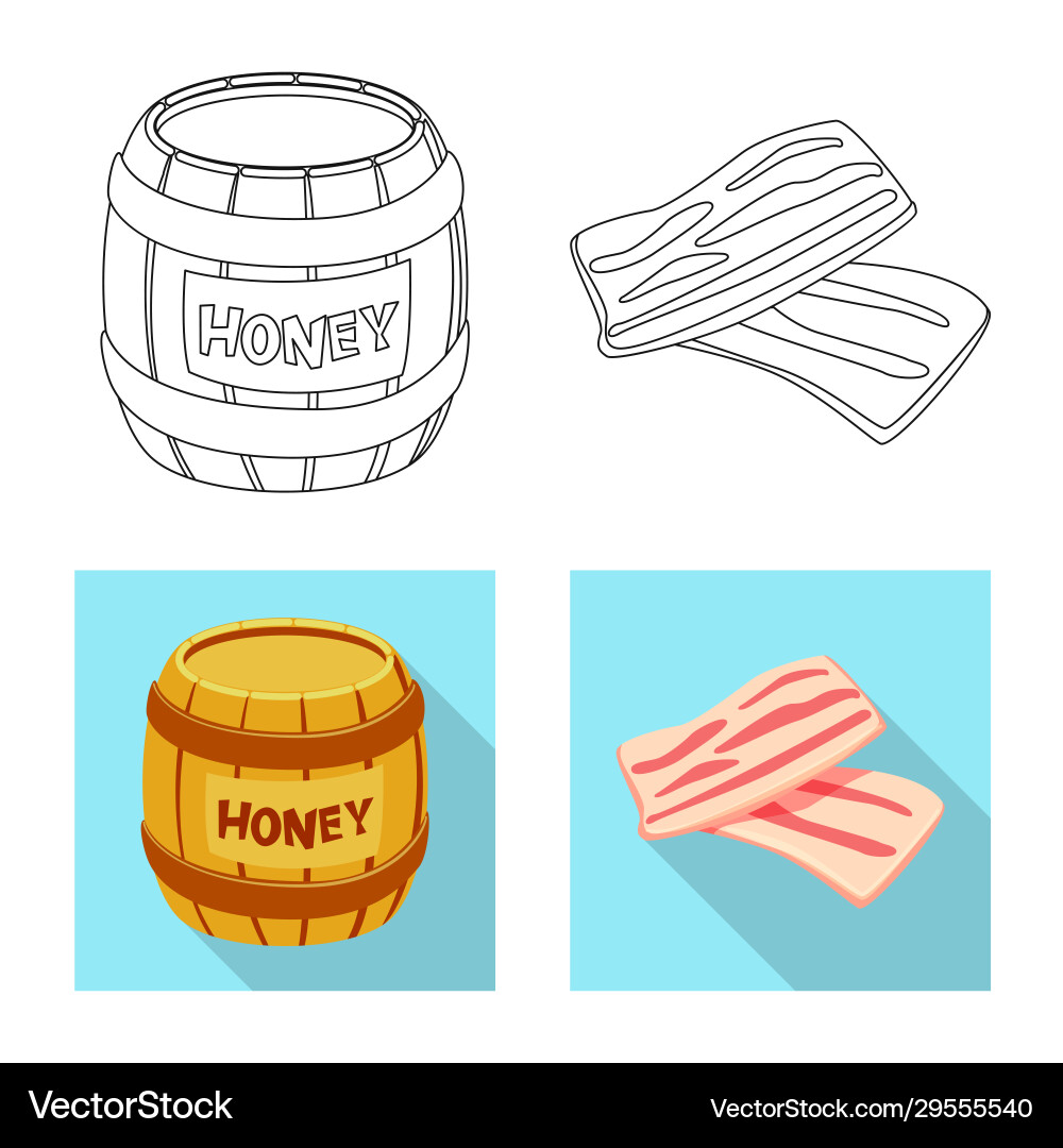 Design taste and product logo set Royalty Free Vector Image
