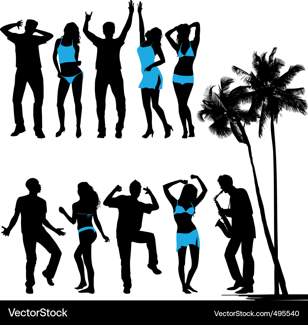 Lots of people set Royalty Free Vector Image - VectorStock