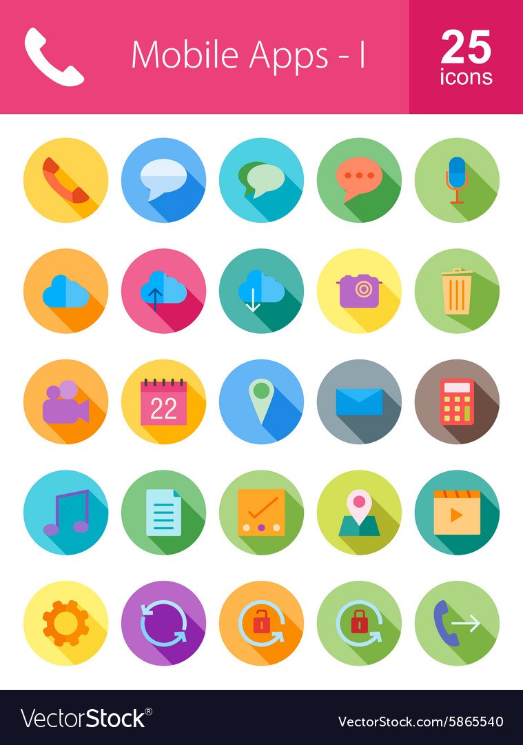 Mobile Apps Royalty Free Vector Image - VectorStock