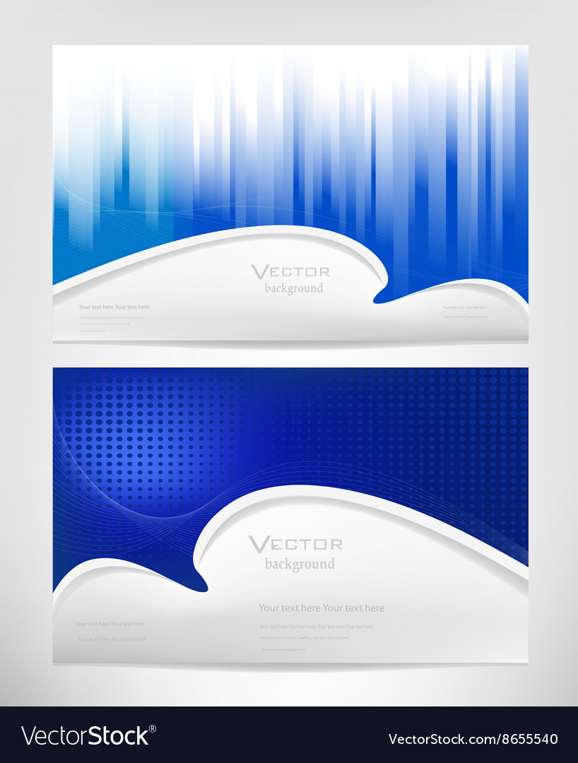 Wave set Royalty Free Vector Image - VectorStock