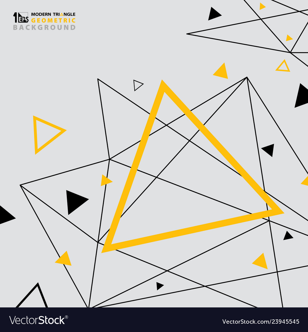 Abstract modern triangle pattern design Royalty Free Vector