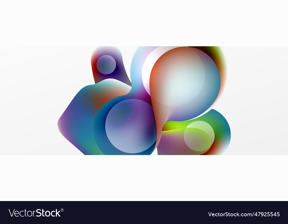 Fluid abstract background liquid color gradients Vector Image