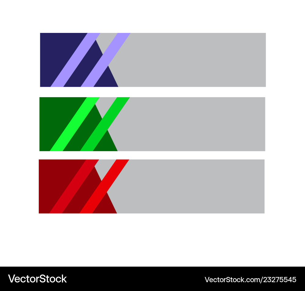 Set of abstract design templates Royalty Free Vector Image