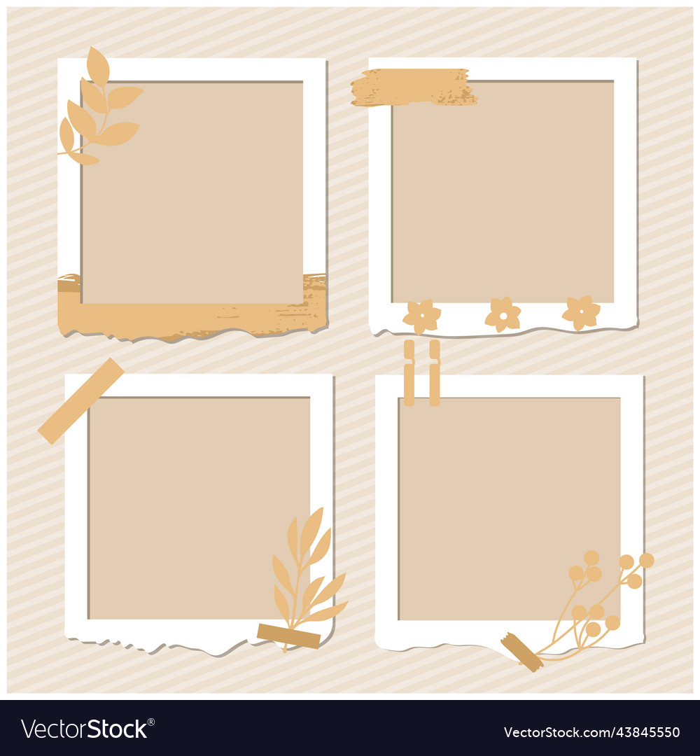 Decorative pattern frames Royalty Free Vector Image