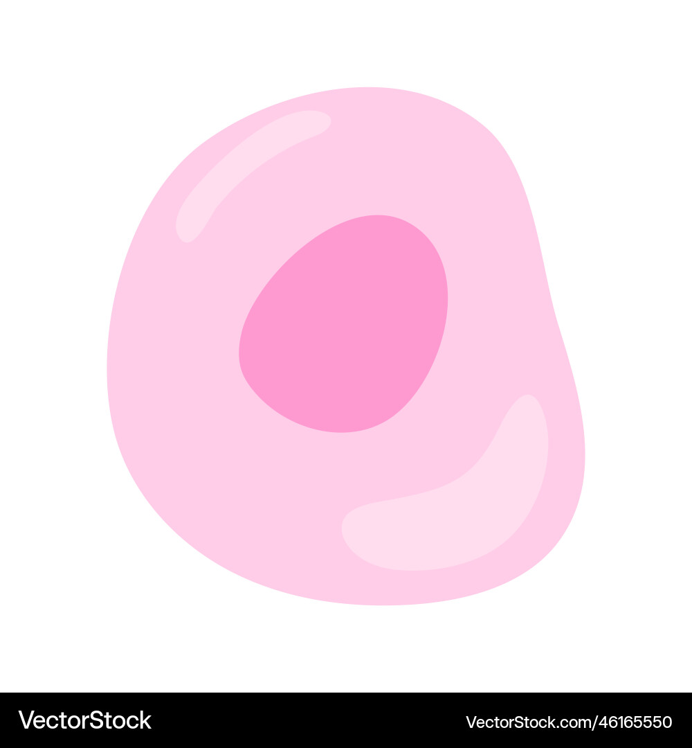 Human stem cell icon for medical design Royalty Free Vector