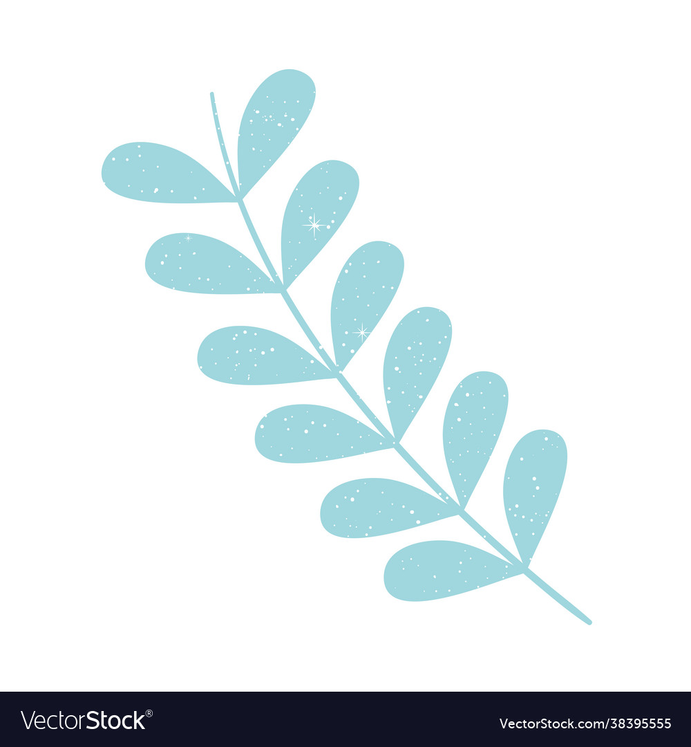 Branch with leaves Royalty Free Vector Image - VectorStock