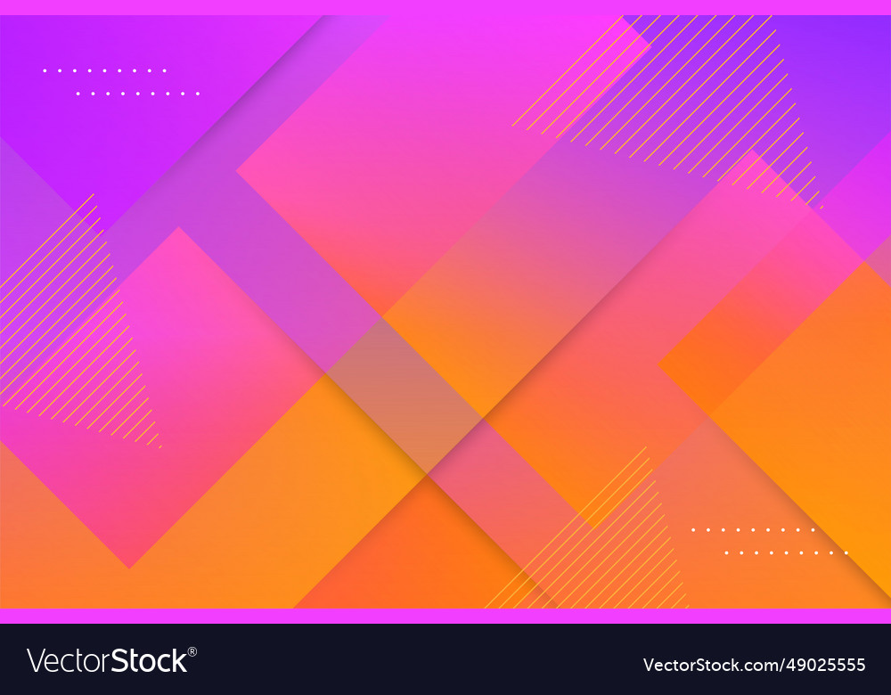 Colorful geometric background dynamic shapes Vector Image