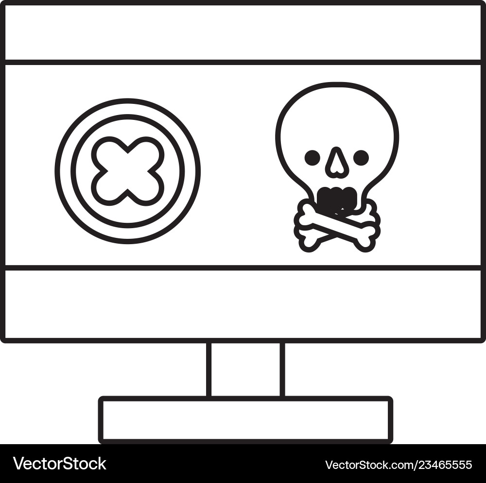 Technology computing cartoon Royalty Free Vector Image