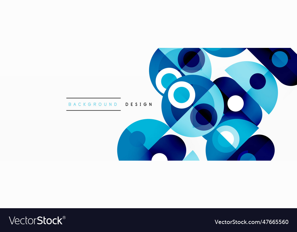 Simple circles and round elements pattern Vector Image