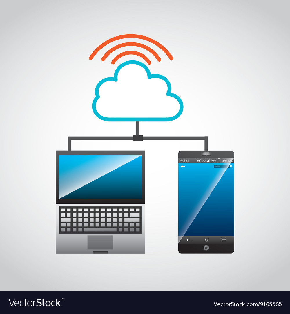 Data storage design Royalty Free Vector Image - VectorStock