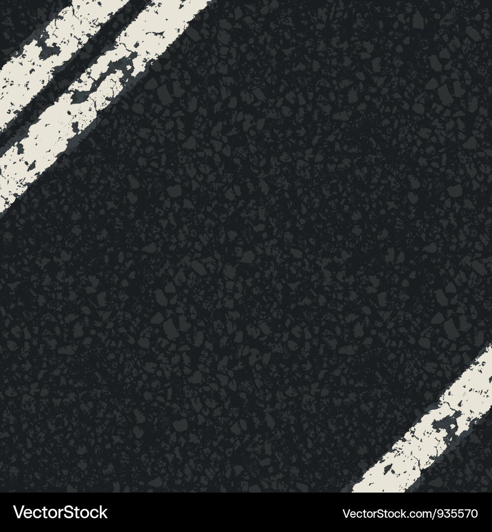 Fragment of asphalt road Royalty Free Vector Image