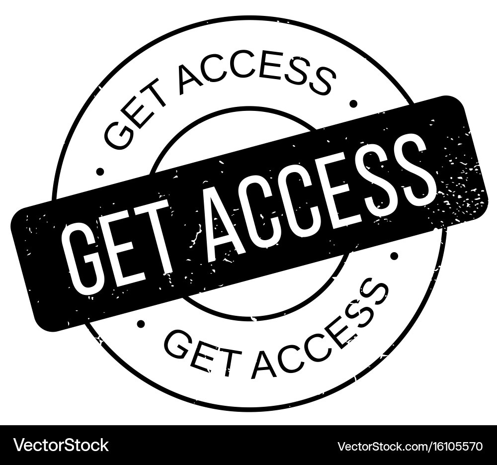Get access rubber stamp Royalty Free Vector Image