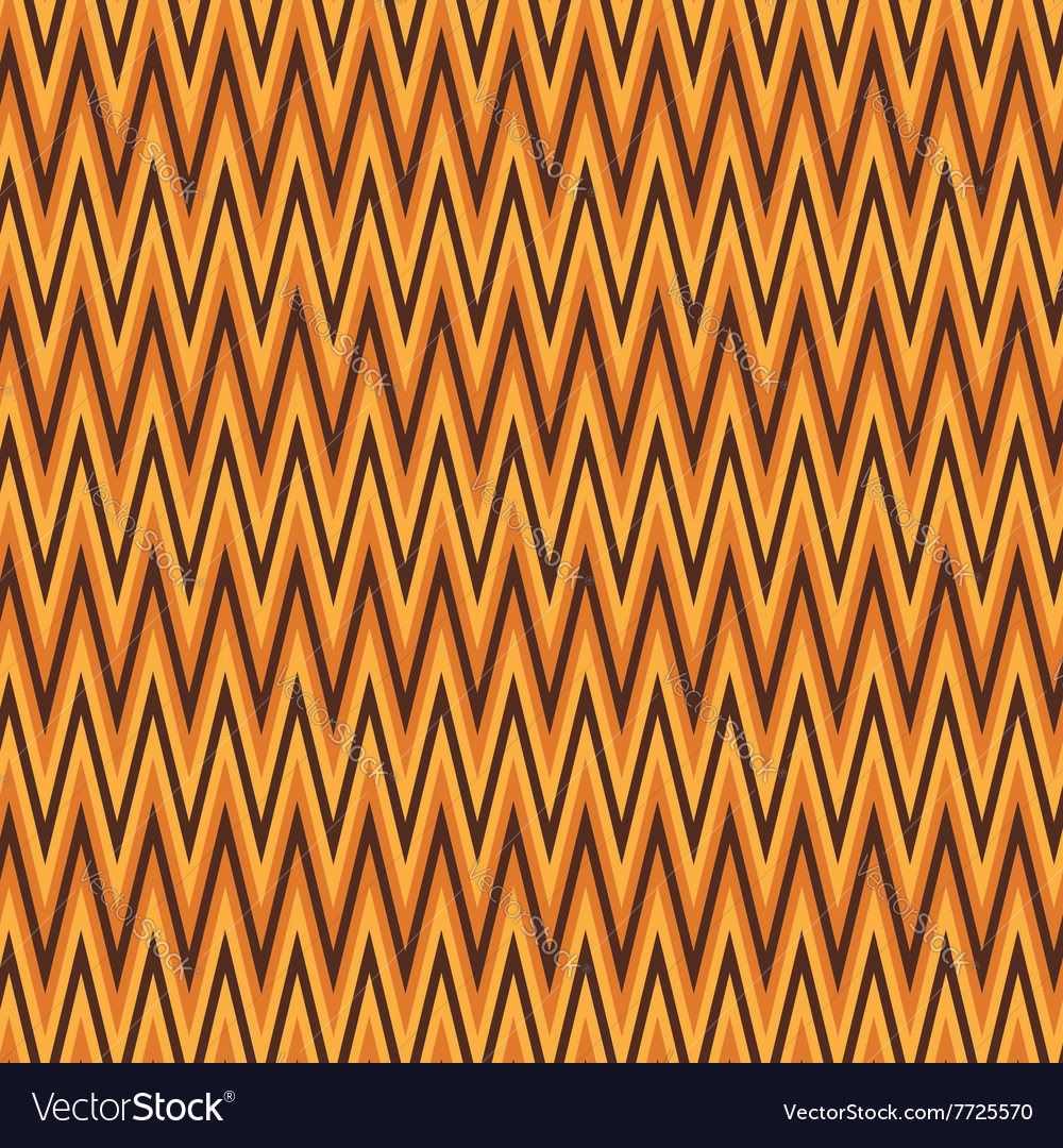 Zigzag abstract orange wrapping pattern Royalty Free Vector