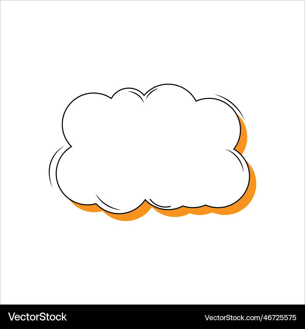 Comic bubble message Royalty Free Vector Image