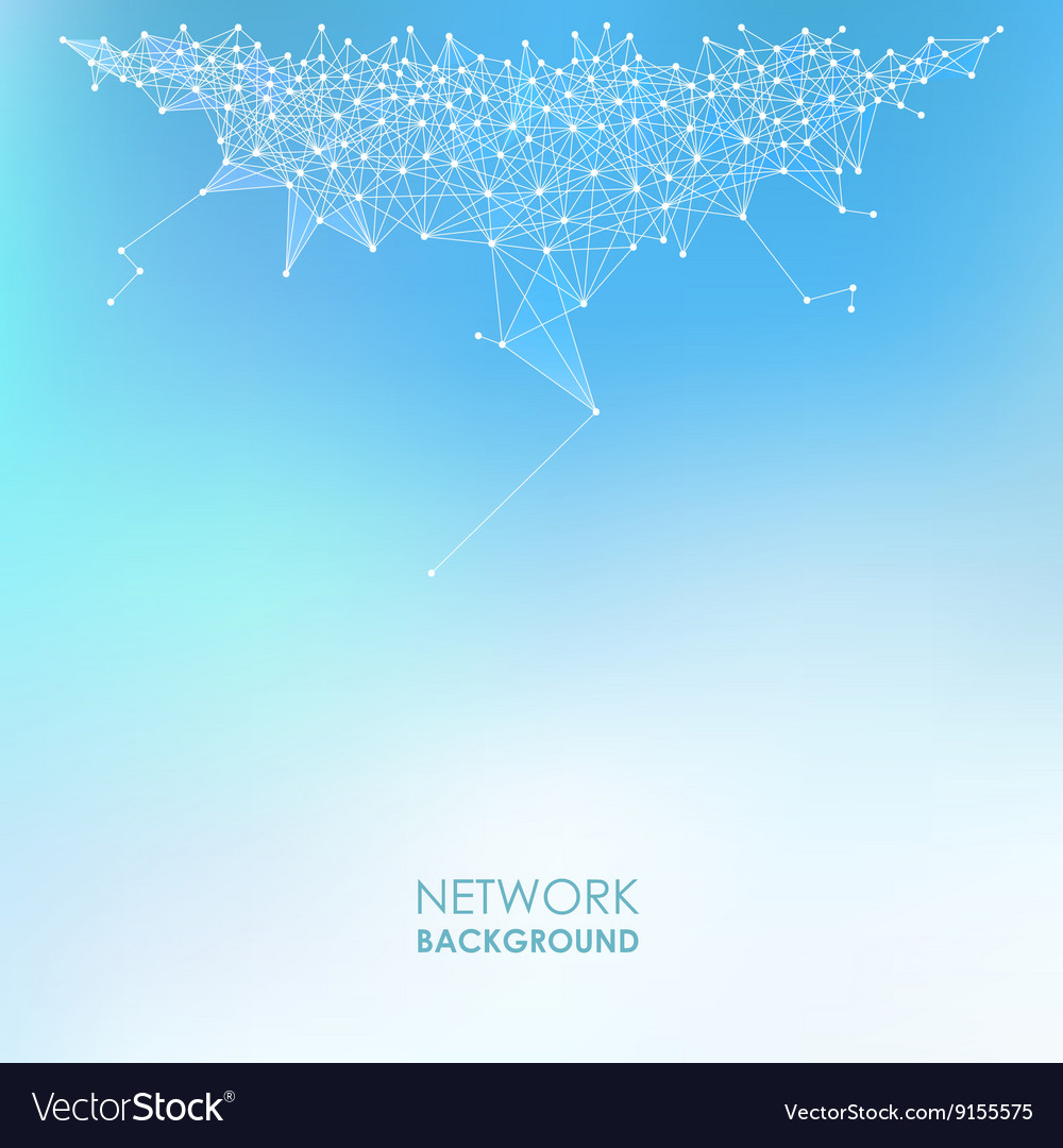 Network abstract background Royalty Free Vector Image