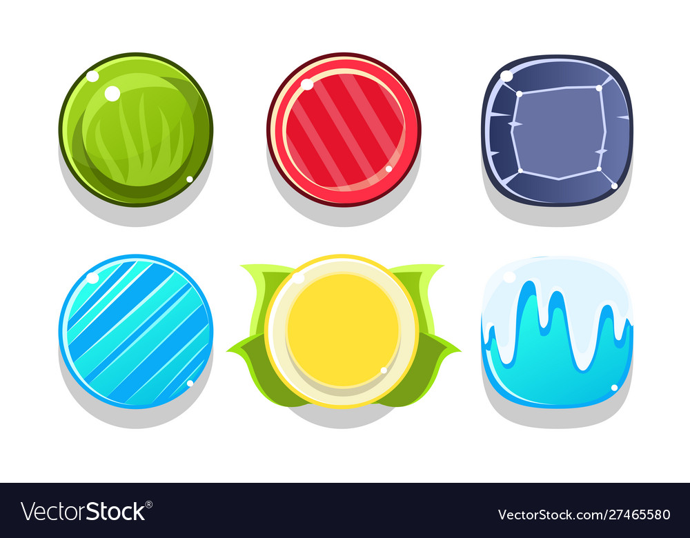 Colorful glossy balls set shiny spheres game Vector Image Colorful glossy balls set shiny spheres game Vector Image
