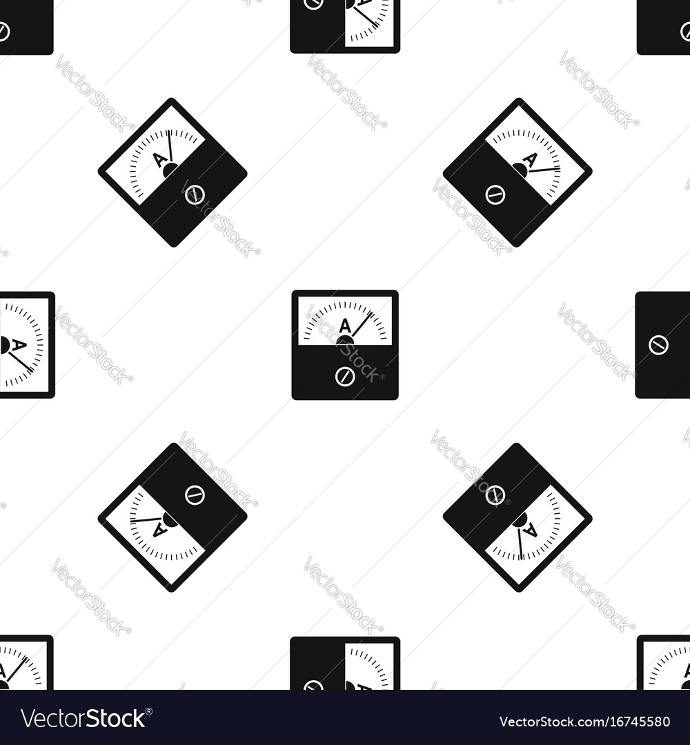 Counter pattern seamless black Royalty Free Vector Image