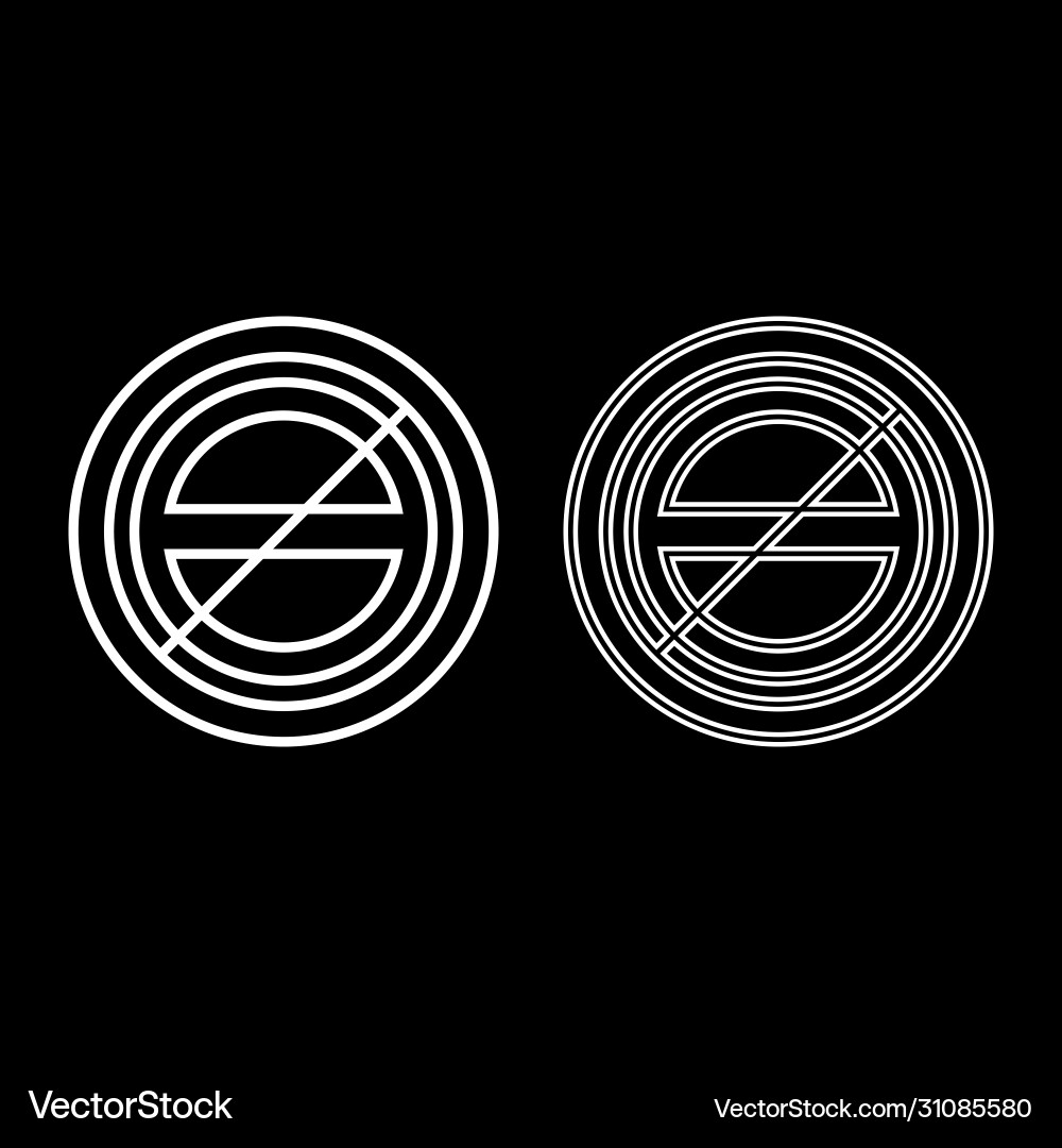 Halogen symbol type cooking surfaces sign utensil Vector Image