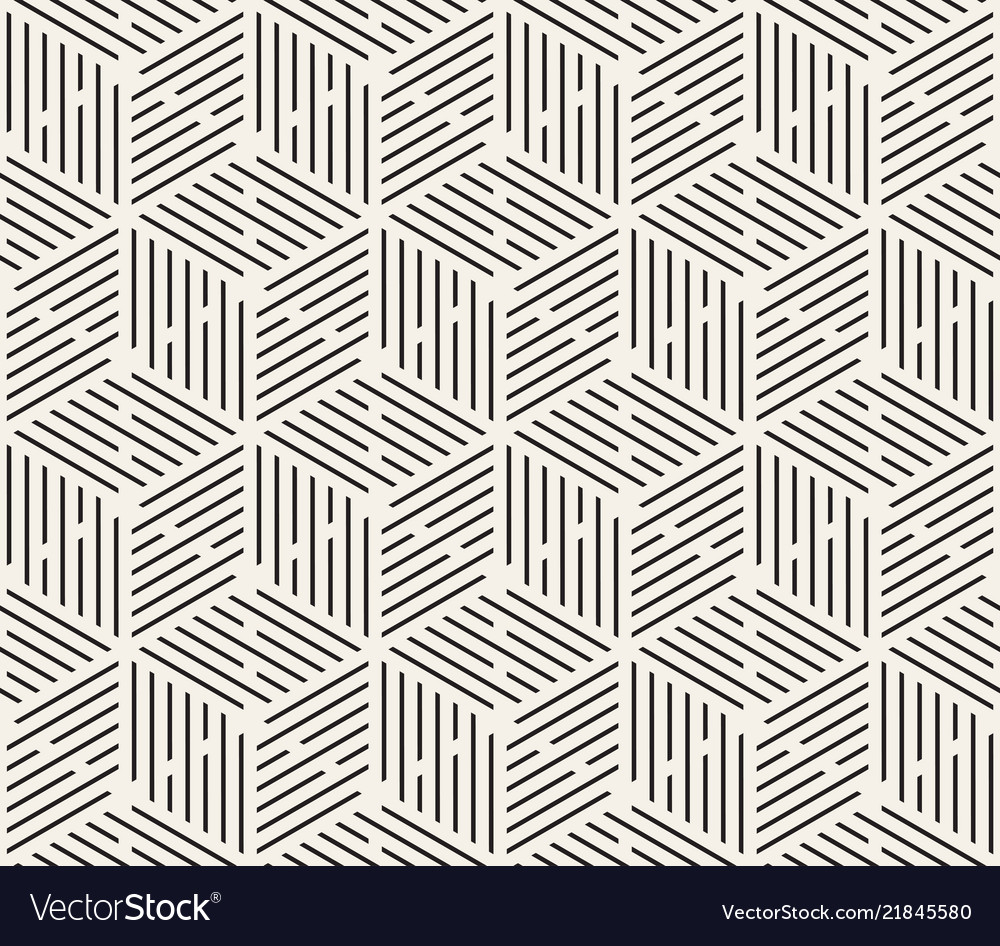 Seamless geometric pattern simple abstract lines Vector Image