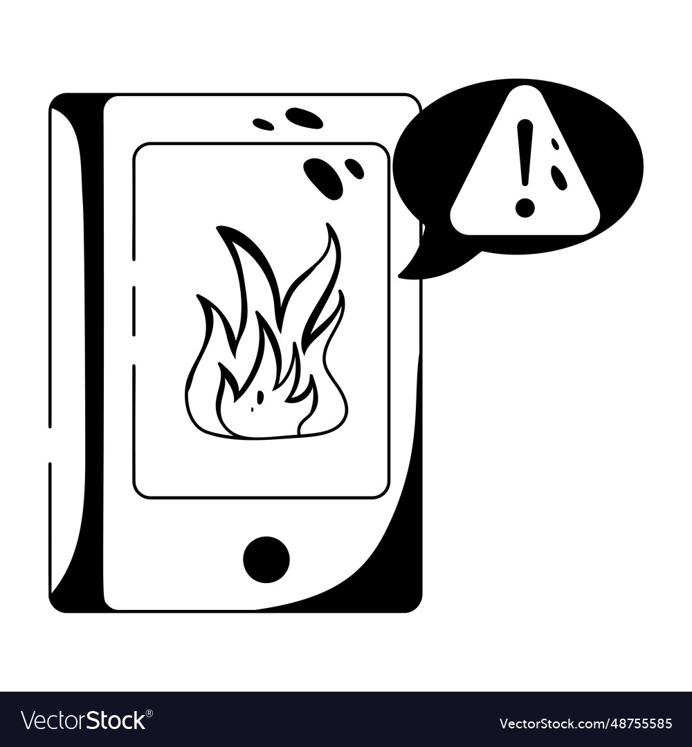 Fire alert Royalty Free Vector Image - VectorStock