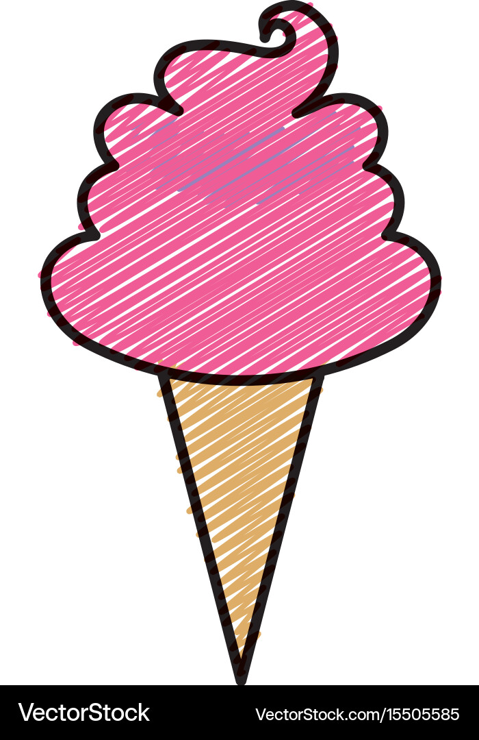 Sweet cream children Royalty Free Vector Image