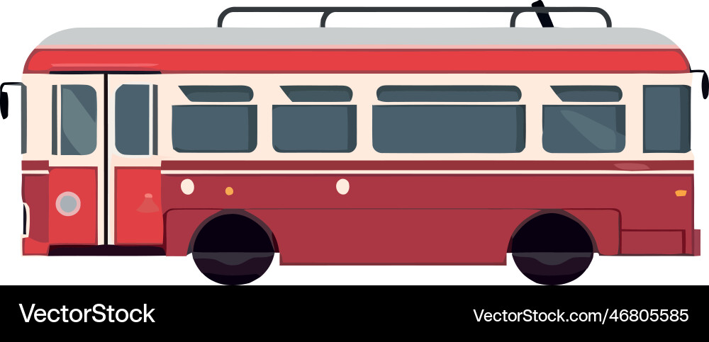 Travel by bus transport Royalty Free Vector Image