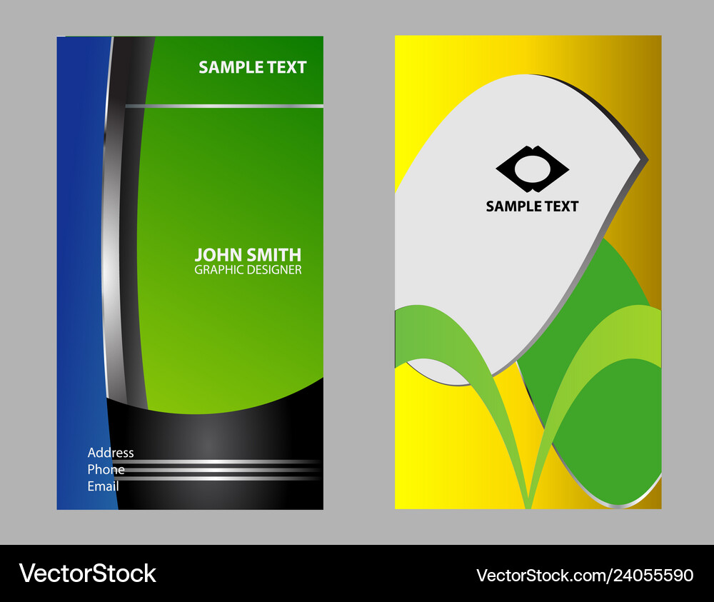Collection background for business cards Vector Image