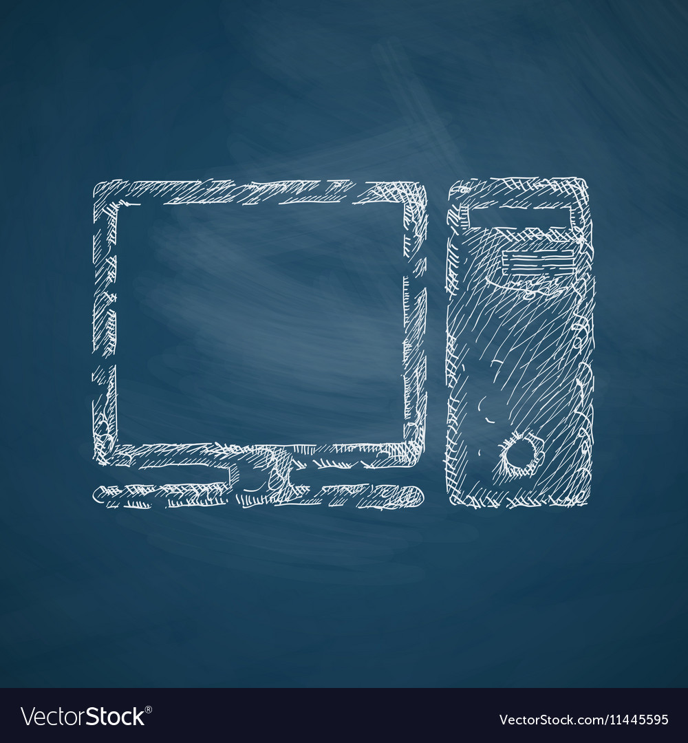 Computer icon Royalty Free Vector Image - VectorStock