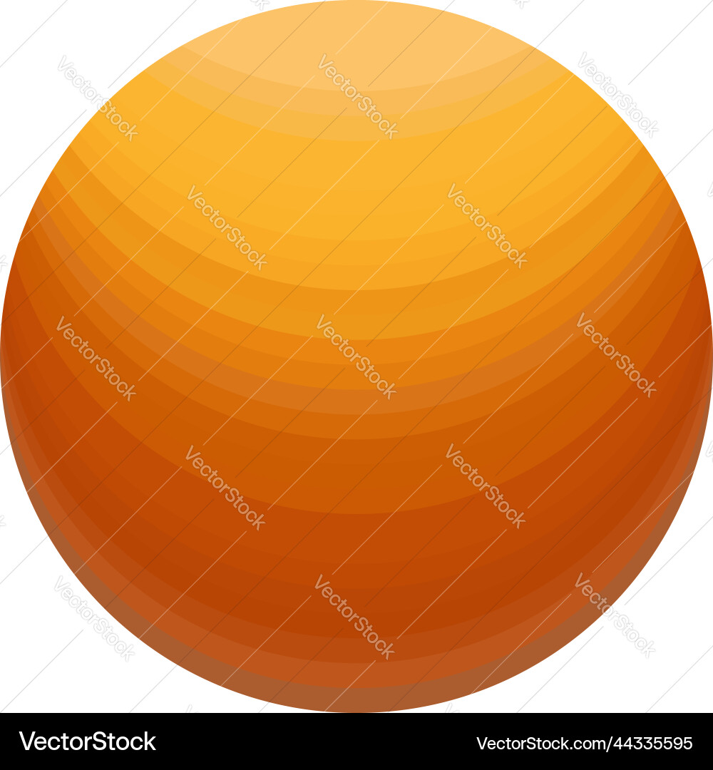 Table tennis ball on a white background Royalty Free Vector