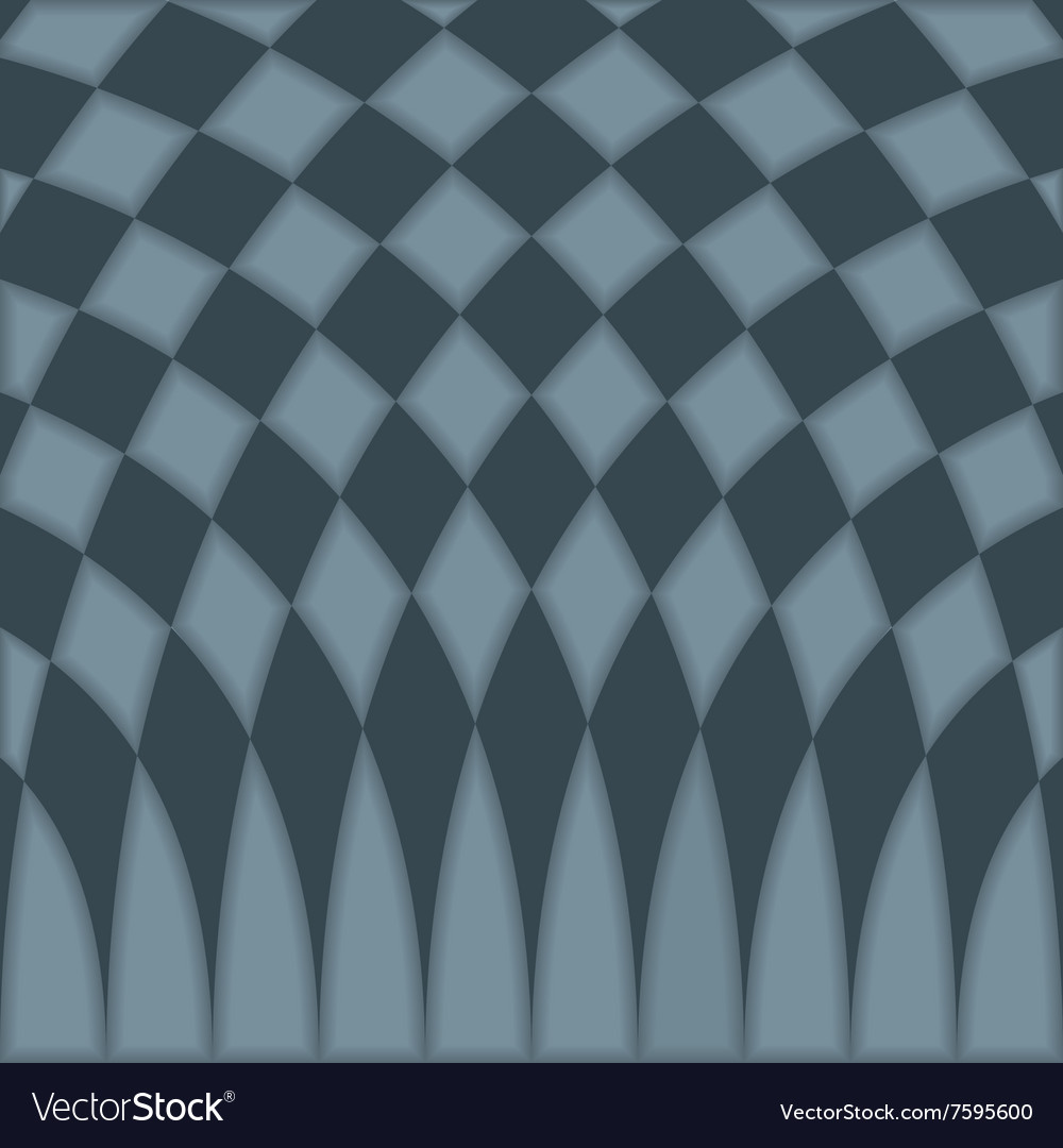 Abstract blue checkered pattern background Vector Image